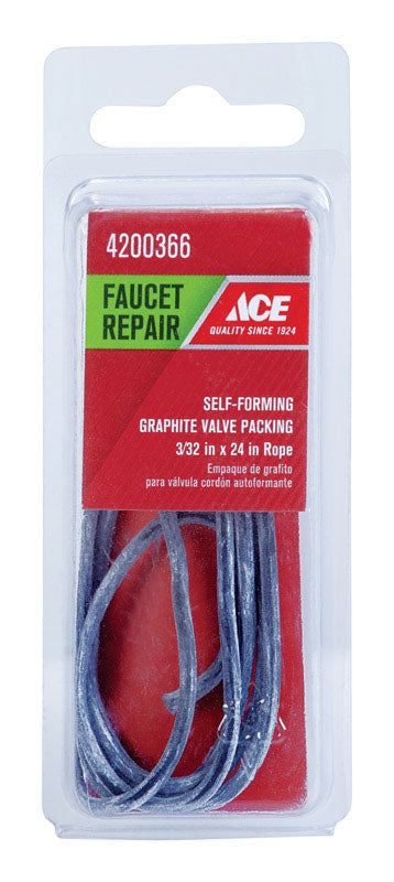 Ace 3/32 in. D X 24 in. L Graphite Valve Packing – Mrosupreme.com