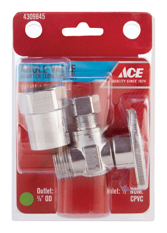 Ace CPVC Compression Brass Shut-Off Valve, MACE4309845, ACE2880LF ...