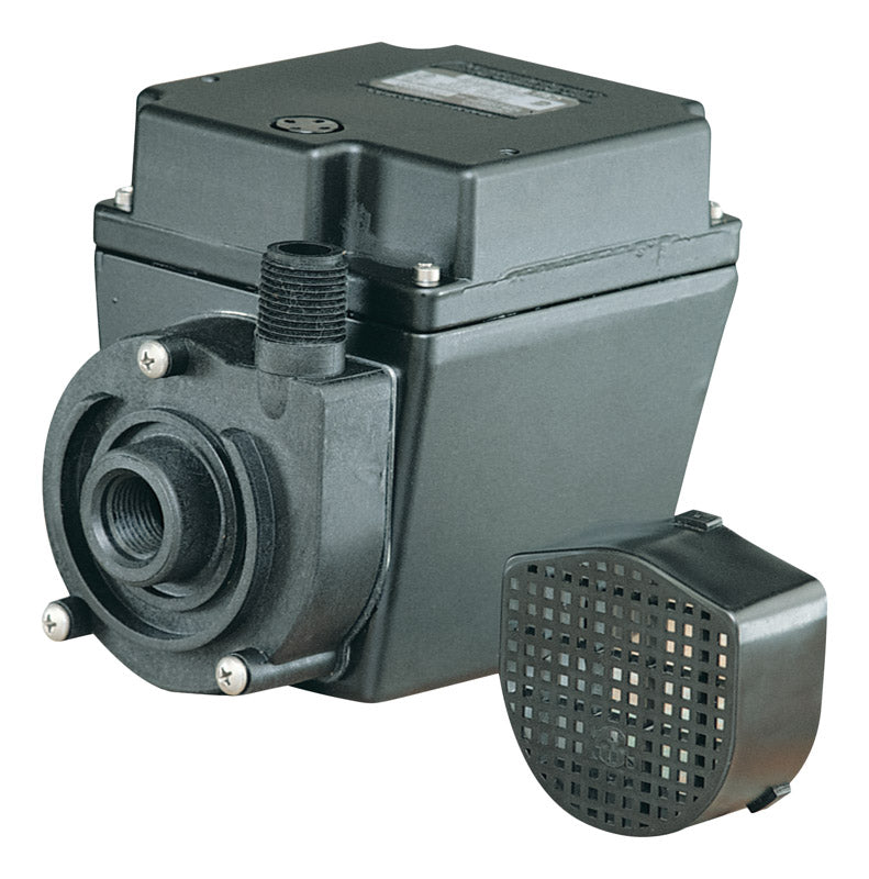 Little Giant 1/15 HP 500 gph Aluminum Switchless Switch AC Submersible ...