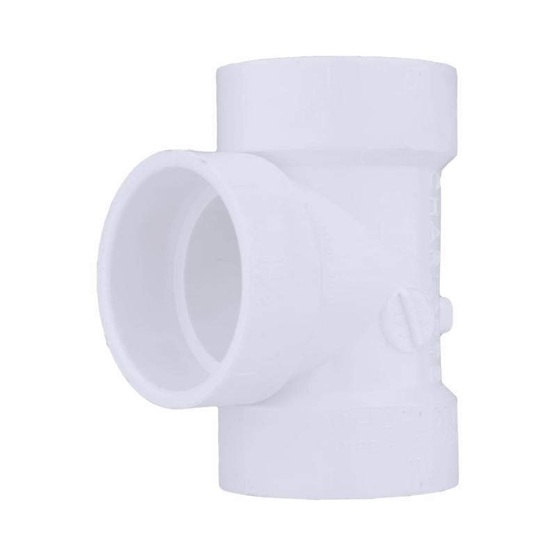 Charlotte Pipe Schedule 40 1-1/2 in. Hub pc X 1-1/2 in. D Hub PVC Vent ...
