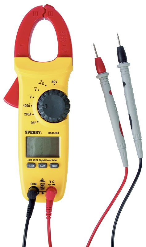 Sperry Instruments DSA500A Clamp Meter, LCD Display, MORG4897195 ...