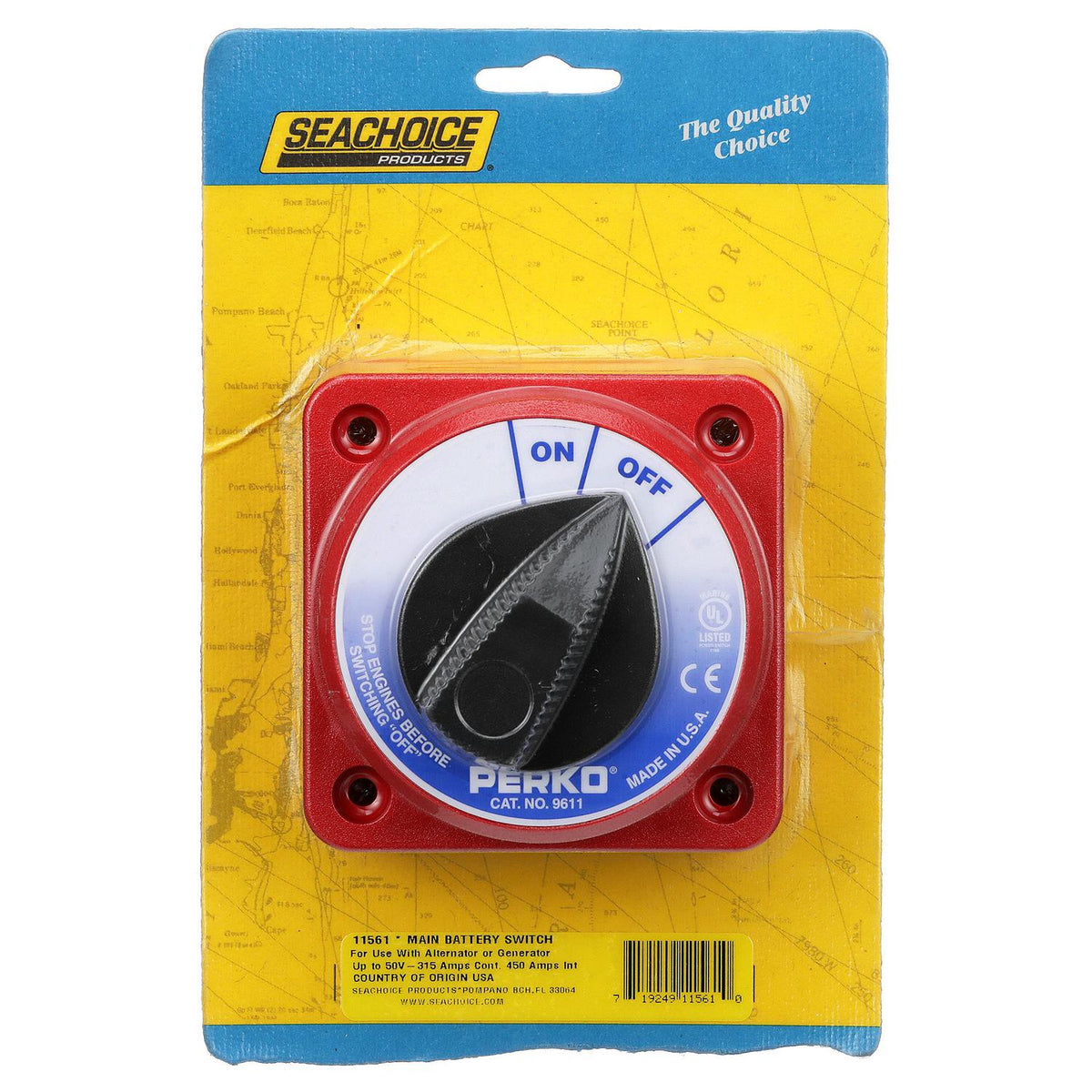 Seachoice Compact Main Battery Switch, MLAN50-11561, 11561, Mrosupreme.com
