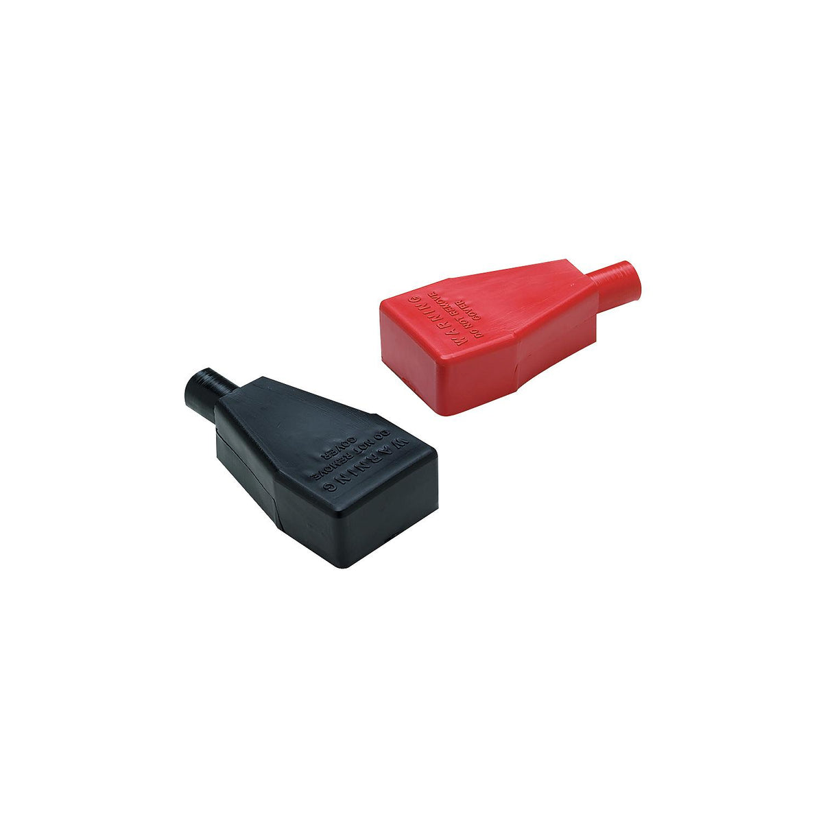 Seachoice Standard Type Battery Terminal Covers (Set Includes 1 Red and ...