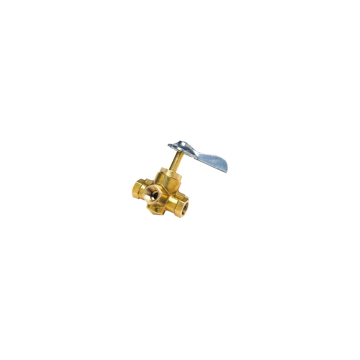 Seachoice Brass Three Way Fuel Line Valve, MLAN50-20751, 50-20751 ...