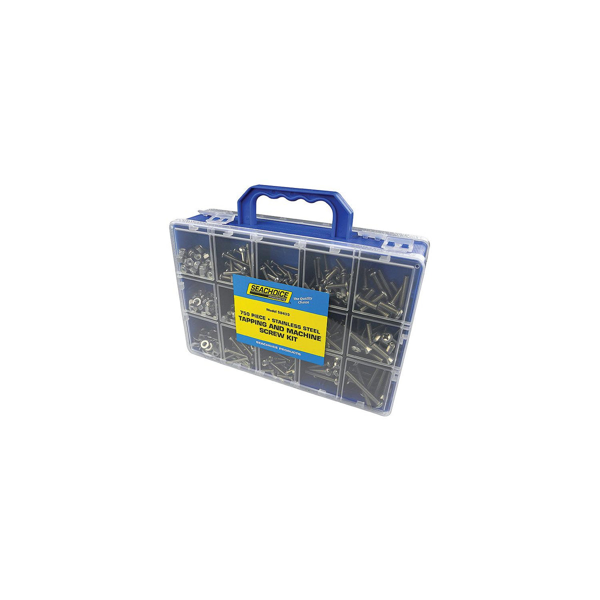 Seachoice Stainless Steel Tapping And Machine Screw Kit - 750 Piece ...