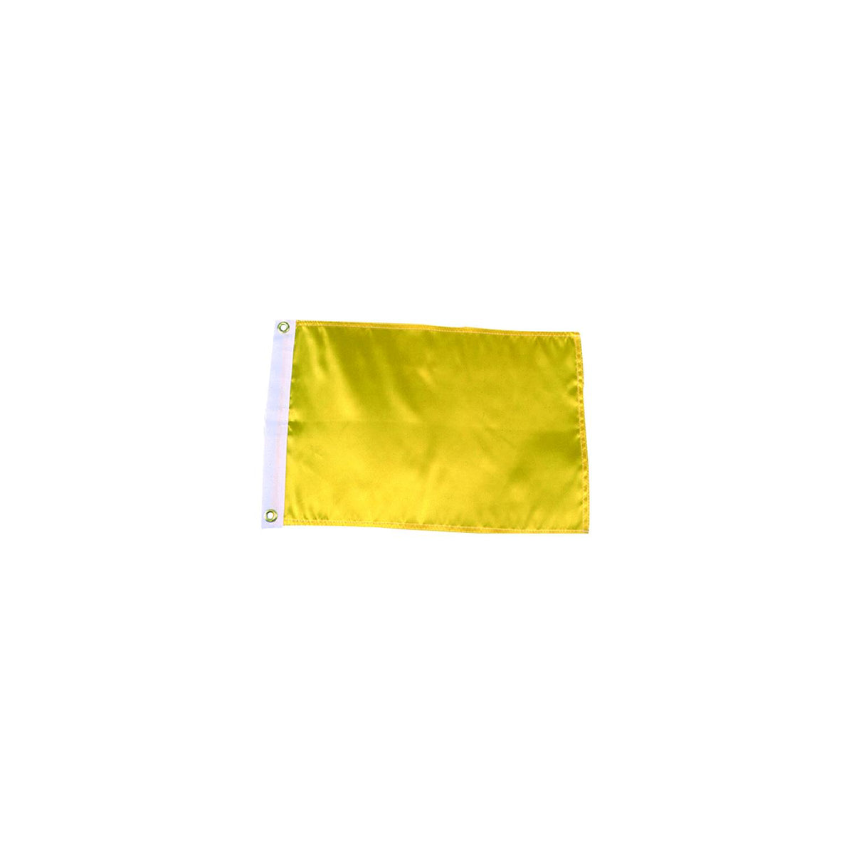 Seachoice 78261 12″ x 18″ Nylon Print Dyed Solid Yellow Flag ...