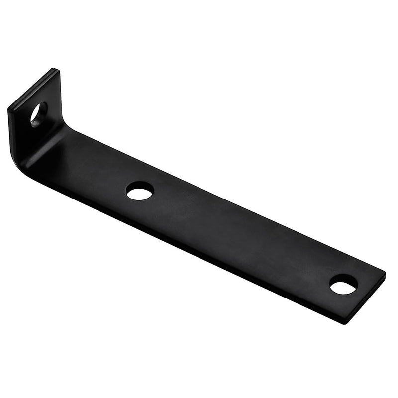 Hampton 7-1/2 in. H X 1-1/2 in. W X 3/16 in. D Black Steel Offset Leg ...