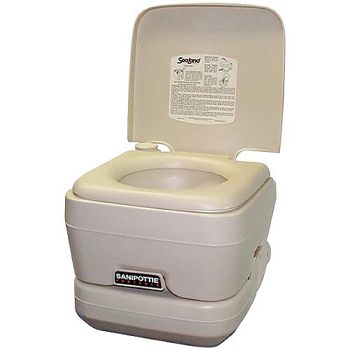 Dometic 2.5 Gallon Adult Size SaniPottie 962 Portable Toilet With Bell ...