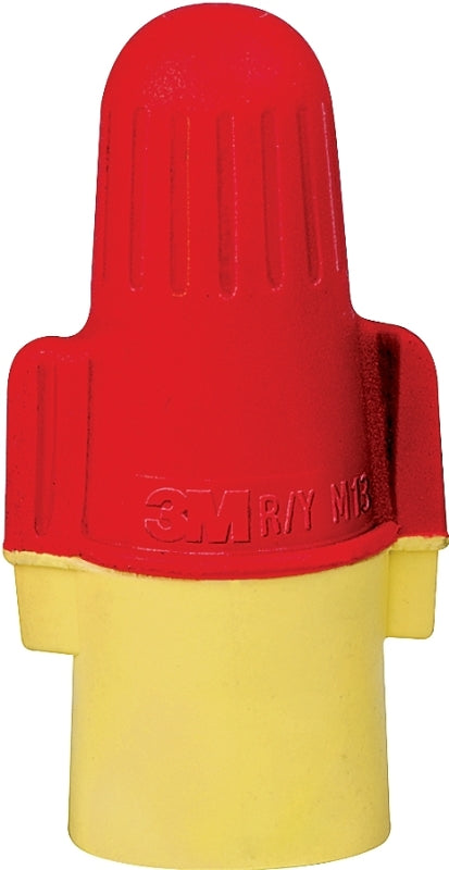 3M Performance Plus R/Y+ Wire Connector, 22 to 8 AWG Wire, Steel ...