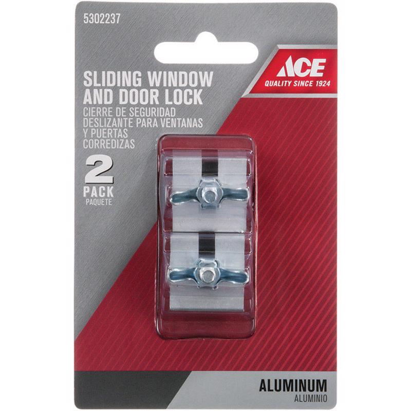 Ace Matte Aluminum Indoor Slide Locks, Pack of 5, MACE5302237, 01-3835 ...