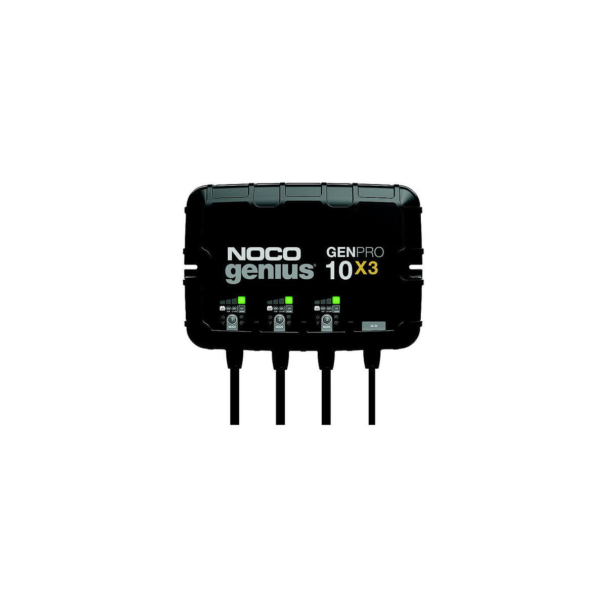 Noco GenProX3 On-Board Battery Charger, 3-Banks, MLAN589-GENPRO10X3 ...