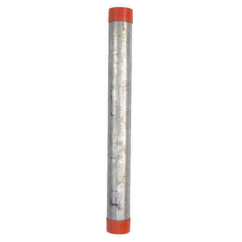 B&K Mueller 1-1/2 in. D X 18 in. L Galvanized Steel Pre-Cut Pipe ...