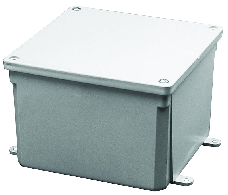 Carlon E989NNJ-CAR Molded Junction Box, PVC, Surface Mounting ...