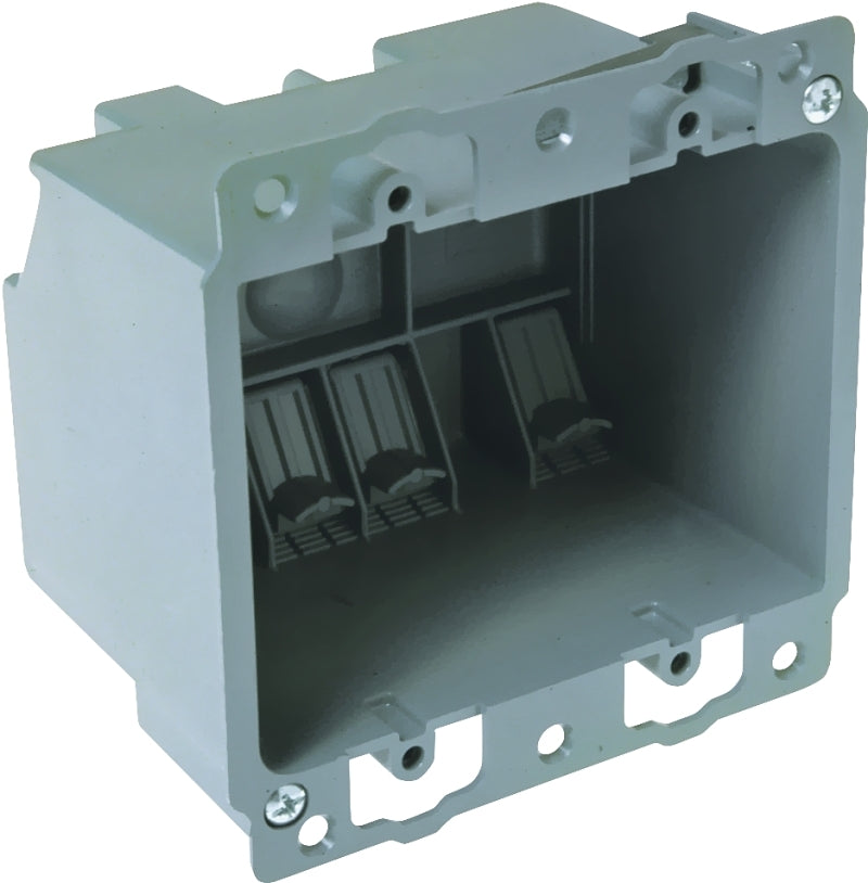 Raco 7488RAC Cable Box, 2-Gang, PVC, Gray, Flush – Mrosupreme.com