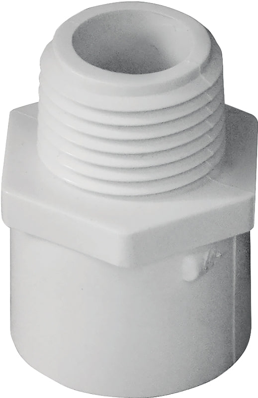 IPEX 435602 Pipe Adapter, 1/2 in, Socket x MPT, PVC, SCH 40 Schedule ...