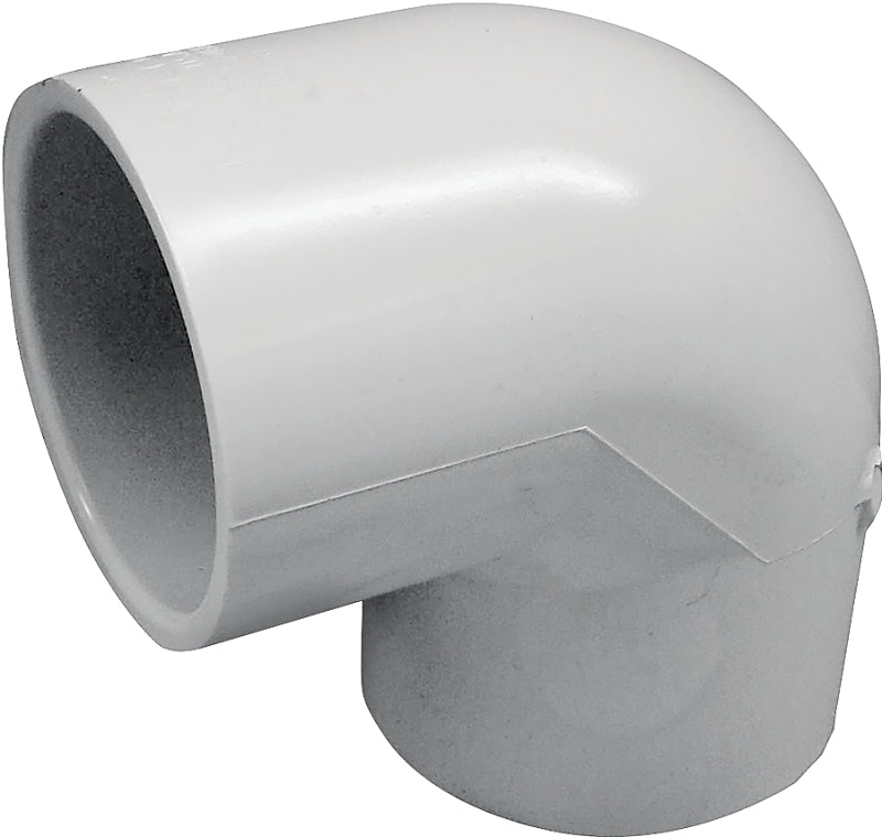 IPEX 035525 Elbow, 2-1/2 in, Socket, 90 deg Angle, PVC, White, SCH 40 ...