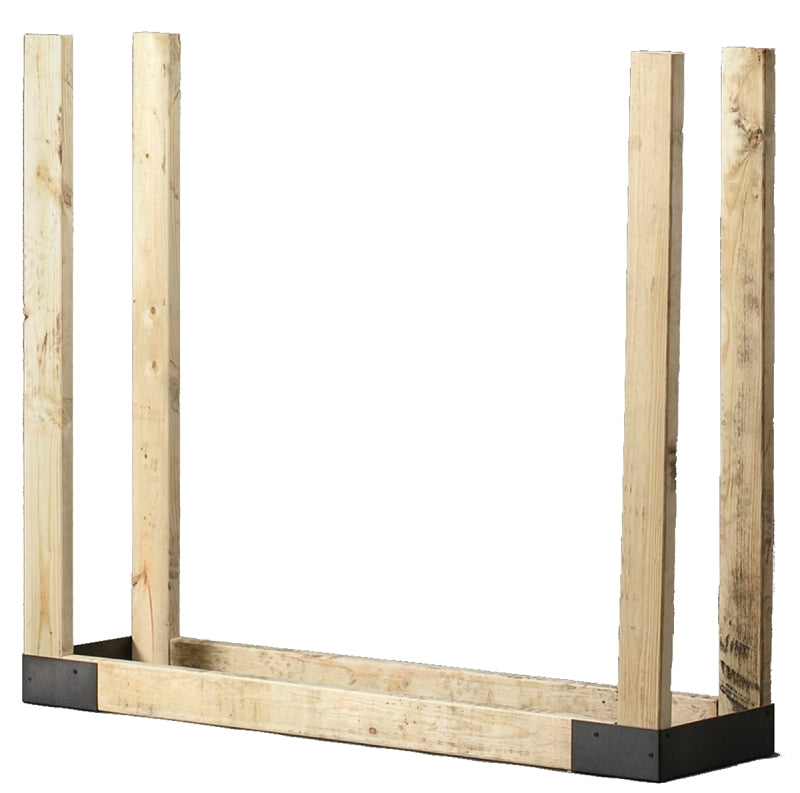Shelter SLRK Adjustable Log Rack Bracket Kit, 14 in W, Steel Base ...
