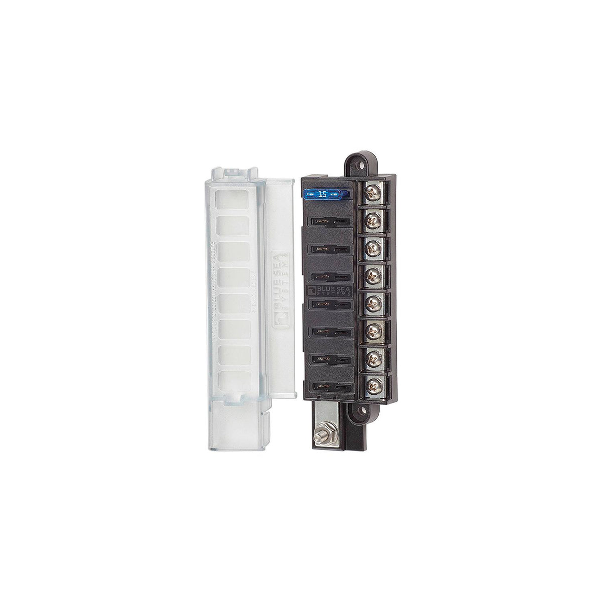 Blue Sea Systems ST Blade Compact Fuse Block - Common Source, 8 ...