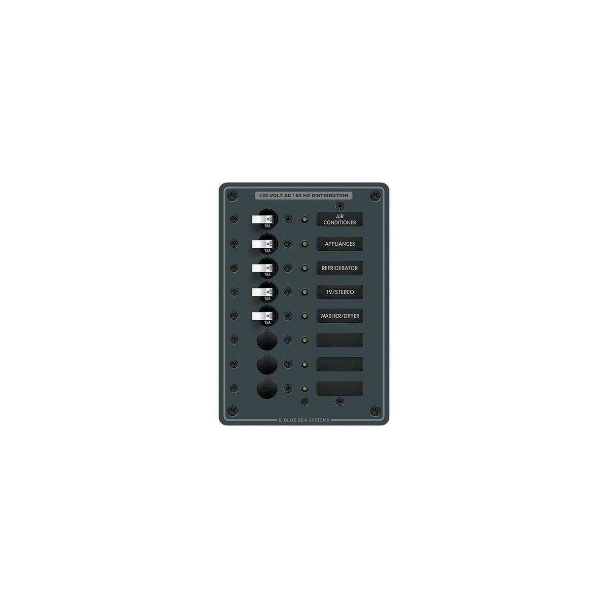 Blue Sea Systems 8059 AC 8 Position Circuit Breaker Panel – Mrosupreme.com
