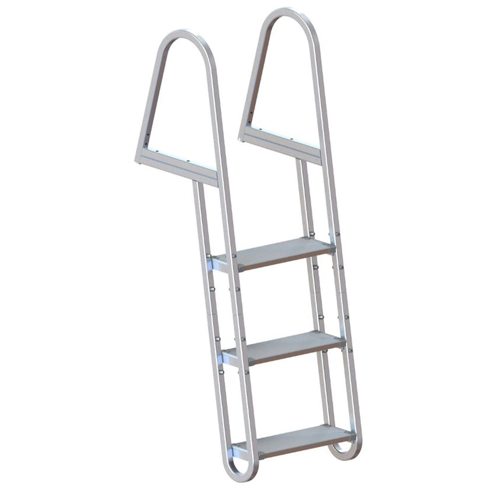 Dock Edge DE2153F Stand Off Welded Aluminum Ladder With Quick Release ...