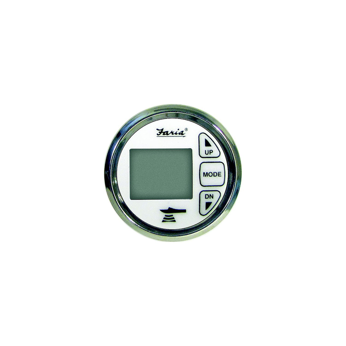 Faria In-Dash Dual Temperature Digital Depth Sounder With Transom ...