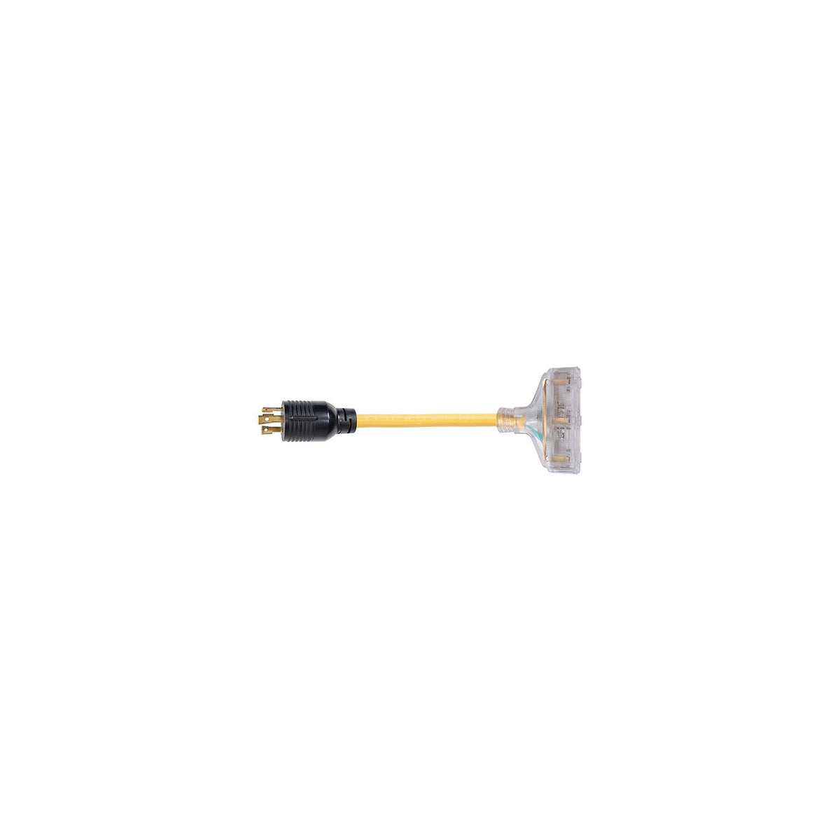 ParkPower 30153GPA 30A Generator Plug To (3) 15A Receptacles Pigtail A ...