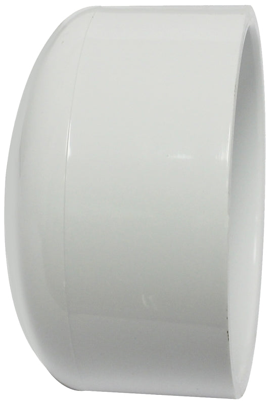 Canplas 193084S Pipe Cap, 4 in, Hub, PVC, White – Mrosupreme.com