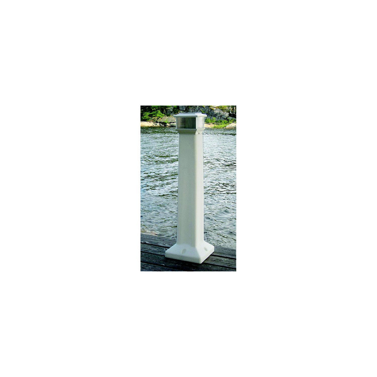 Dock Edge Sentinel Solar Rechargeable Lite 35" With Tapered Pillar ...