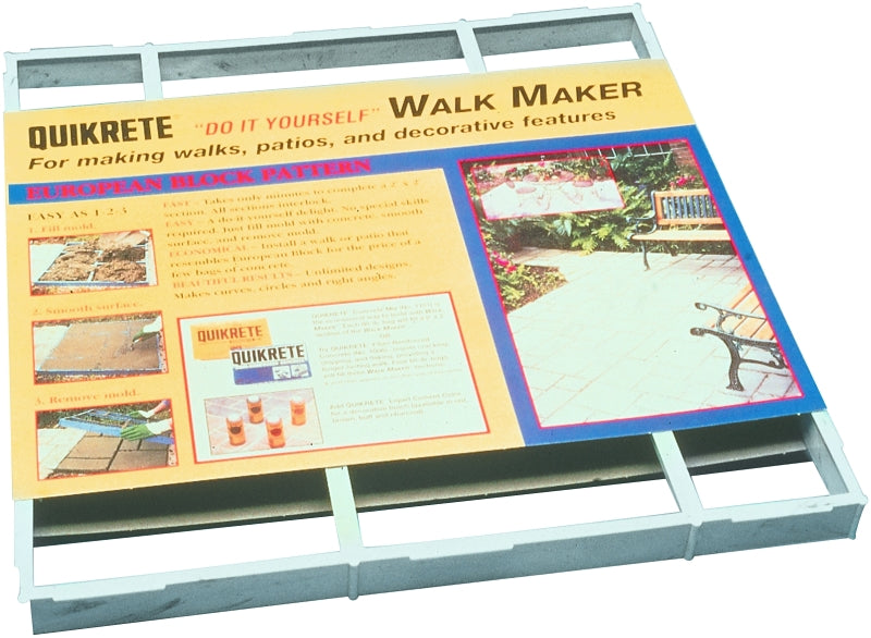 Quikrete Walk Maker Series 6921-34 Building Form, 2 ft L Block, 2 ft W ...