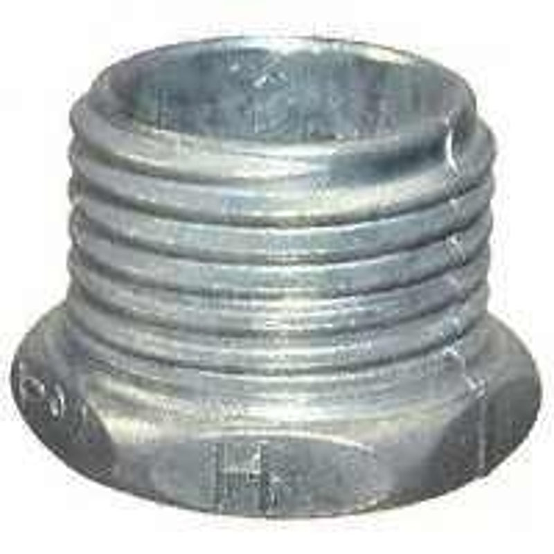 Halex 90702 Conduit Chase Nipple, 3/4 in Threaded, 1.29 in OD, Zinc ...