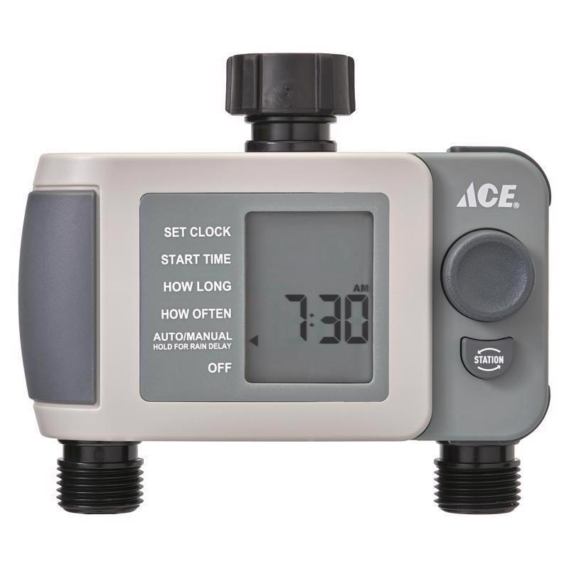 Ace HydroLogic Programmable 2 Zone Digital Water Timer – Mrosupreme.com
