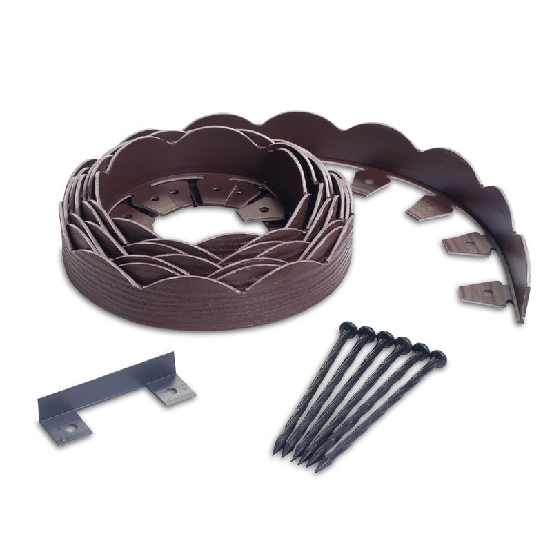 EasyFlex Plastic Brown Landscape Edging Kit, Pack of 3 – Mrosupreme.com