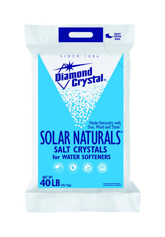 Diamond Crystal Solar Naturals Water Softener Salt Crystal 40 lb ...
