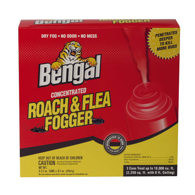 Bengal Roach & Flea Insect Killer Fog 2.7 oz, Pack of 6, MACE7165830 ...