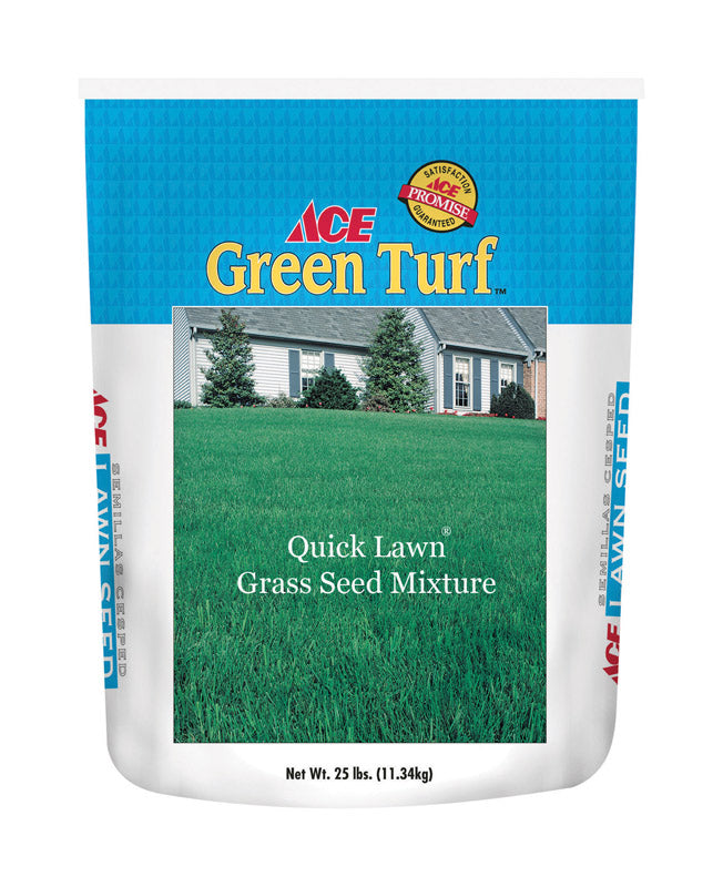 Ace Green Turf Mixed Partial Shade/Sun Grass Seed 25 lb, MACE71818 ...