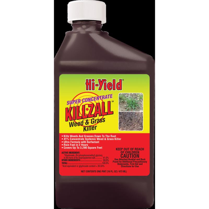 Hi-Yield Killzall Weed and Grass Killer Concentrate 16 oz, MACE7298110 ...