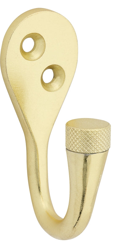 National Hardware Powell N337-911 Knurled Hook, 60 lb, Aluminum ...