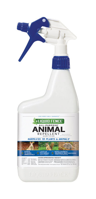 Liquid Fence Animal Repellent Spray For All Animals 32 oz – Mrosupreme.com