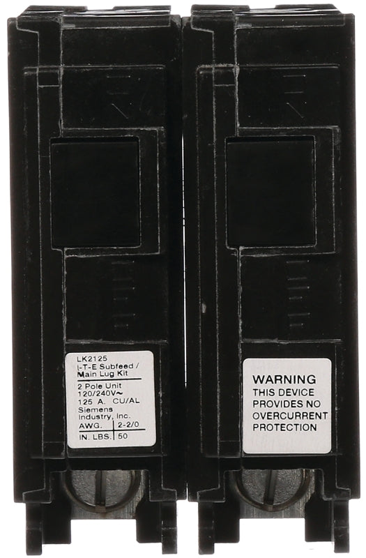 Siemens ECLK2125 Sub-Feed Lug Kit, 2 -Pole, MORG7627714, ECLK2125 ...