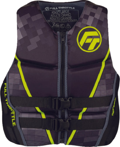 Full Throttle 14250040004022 Men's Adult Rapid Dry Flex Back Life Jack ...