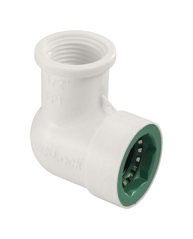 Orbit PVC-Lock 1/2 in. Push X 1/2 in. D FPT Plastic Elbow – Mrosupreme.com