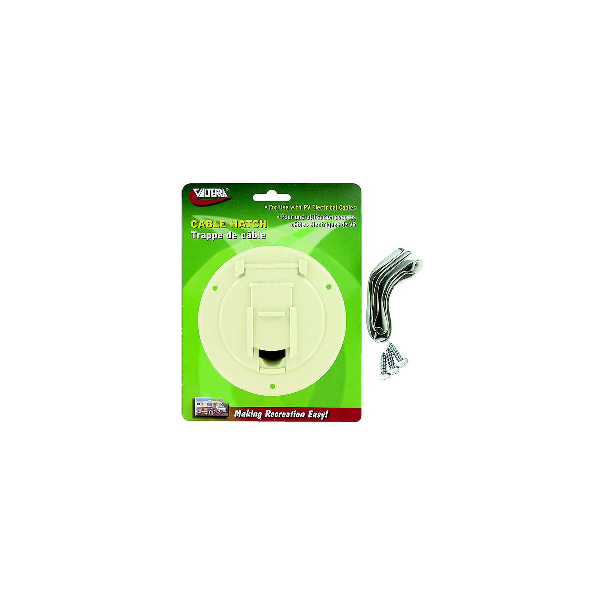 Valterra Cable Hatch, Small Round, Colonial White, MLAN800-A102141VP ...