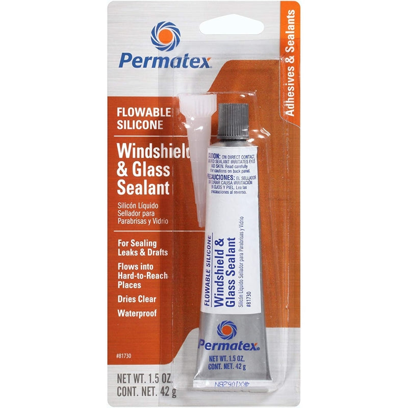 Permatex Windshield and Glass Sealant Gel 1.5 oz, MACE80764, 81730 ...