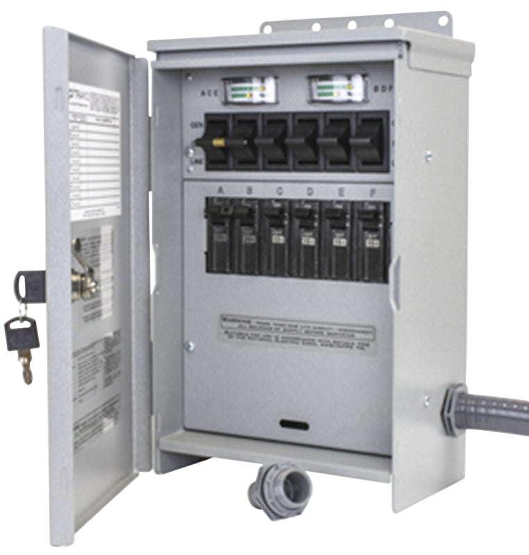 Reliance Controls Pro/Tran 2 Series R306A Transfer Switch, 1-Phase, 30 ...