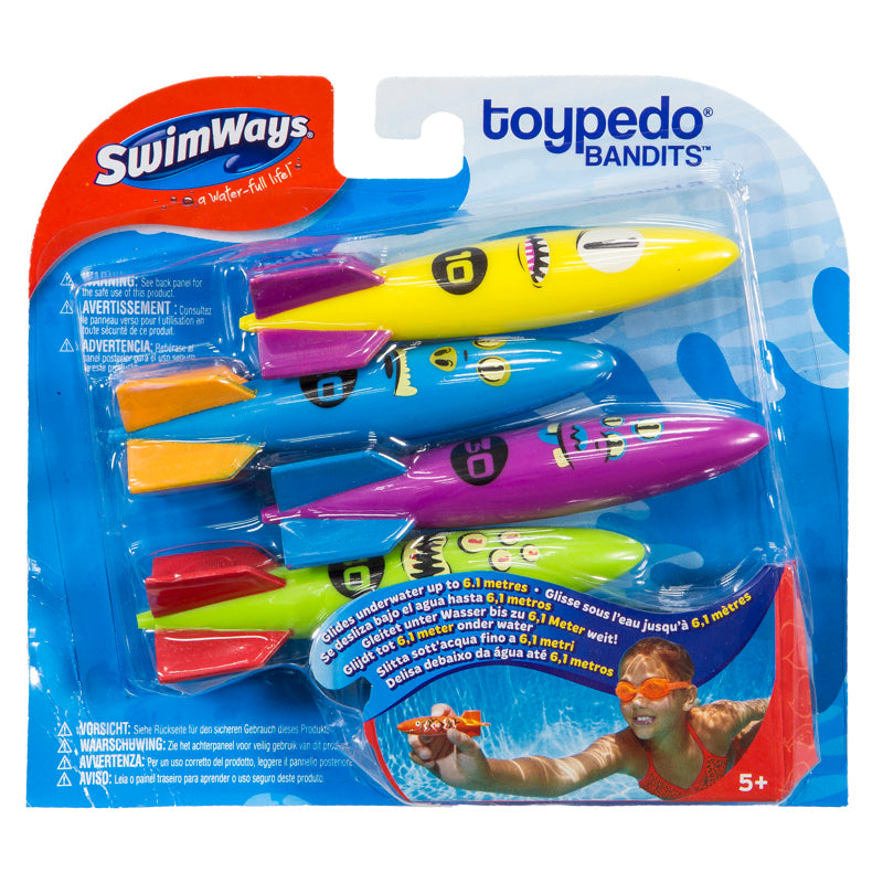 Swimways Toypedo Assorted Plastic Rockets Pool Diving Toy, MACE8336935 ...