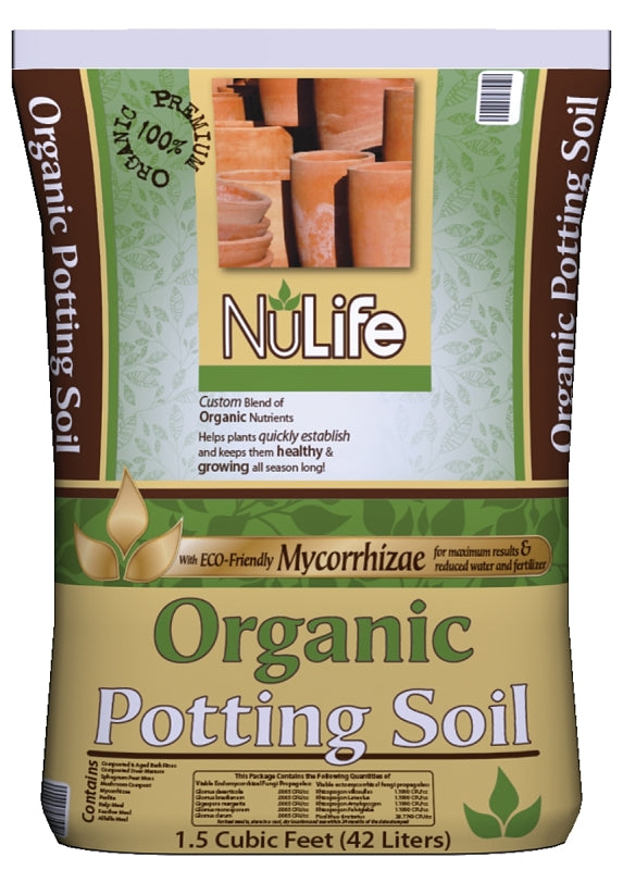 NuLife WNL03310 Potting Soil Bag, 1-1/2 cu-ft Coverage Area Bag ...