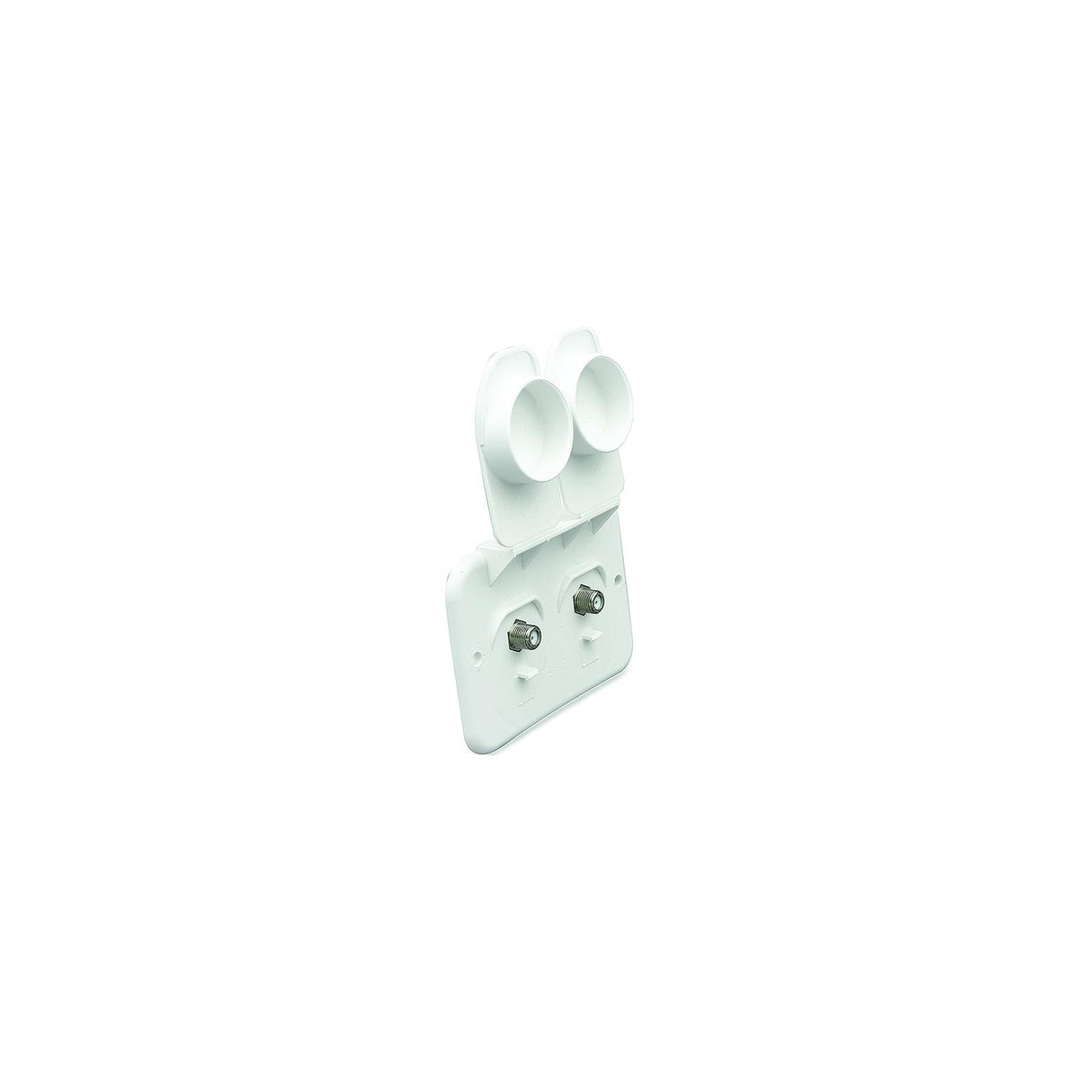 B&B Molders 94323 Cable TV Plate, Polar White, MLAN865-94323, 94323 ...