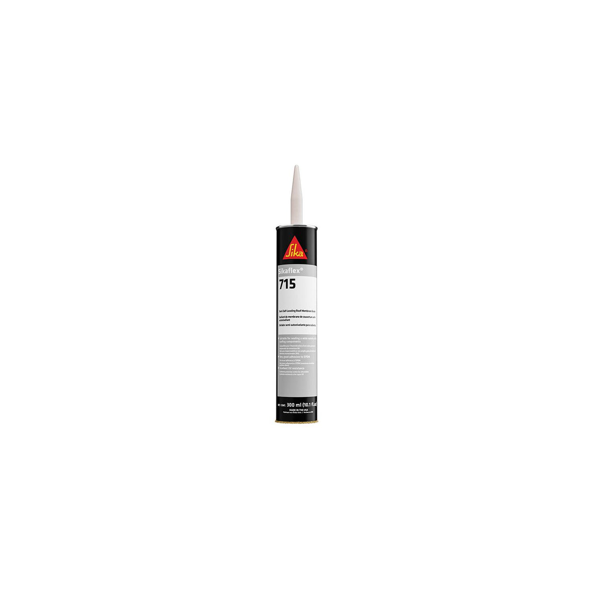 Sika° 187690 Sikaflex 715 Semi Self Leveling Roof Membrane Sealer, 10 ...