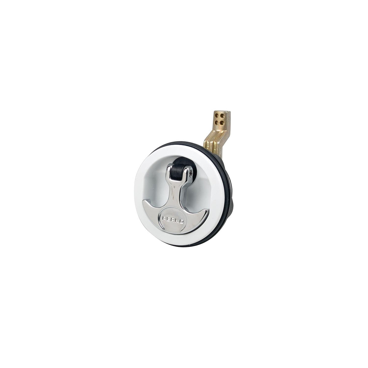 Hatch Pulls Flush Lock, White, MLAN9-1091DP1WHT, 1091DP1WHT, Mrosupreme.com