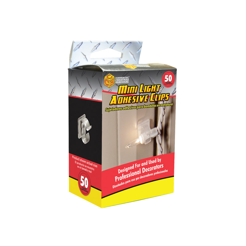 Adams .75 in. Mini Adhesive Light Clips 50 pk – Mrosupreme.com